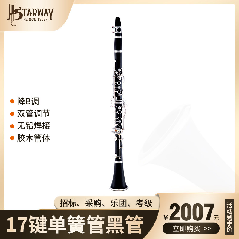 starway斯达威SDWCL-507单簧管乐器专业考级黑管乐器学生初学乐器