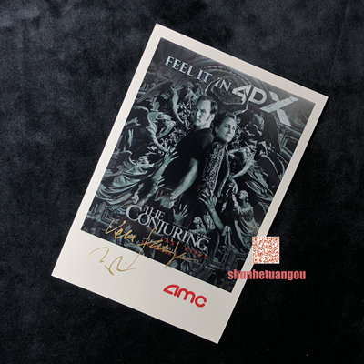 招魂4帕特里克威尔森PatrickWilson维拉法梅加Vera Farmiga亲签照