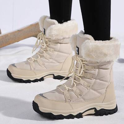 Women's Winter Snow Boots Waterproof Lightweight Warm Faux