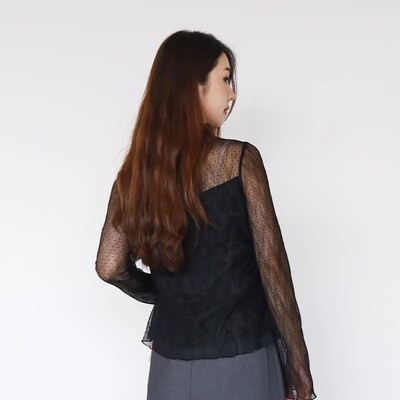 新款打底衫气质蕾丝衫