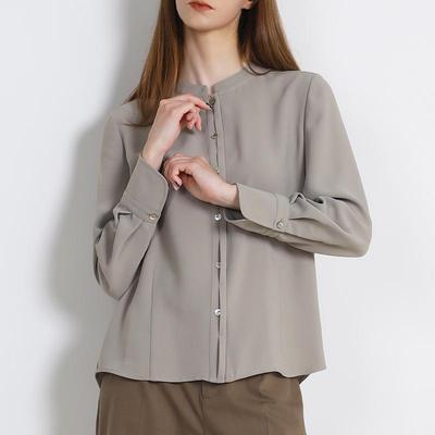 简约设计感长袖衬衫简表达