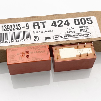 包邮原装 RT424005 进口 TE泰科 5VDC 8A 8脚 5V 继电器 RTE24005