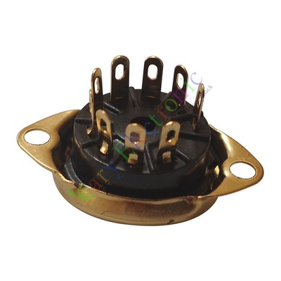 PCP9-F-G镀金小九脚电子管座插座 适12AX7 12AU7 ECC82 ECC83等