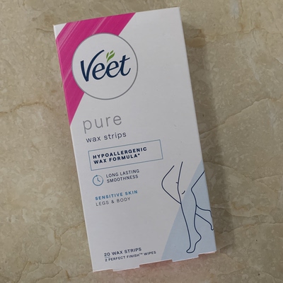 现货澳洲Veet Pure Cold Wax Strips Leg腿部脱毛贴20片