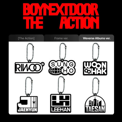 BOYNEXTDOOR 门童 The Action 姓名牌钥匙扣亚克力挂件 自制周边
