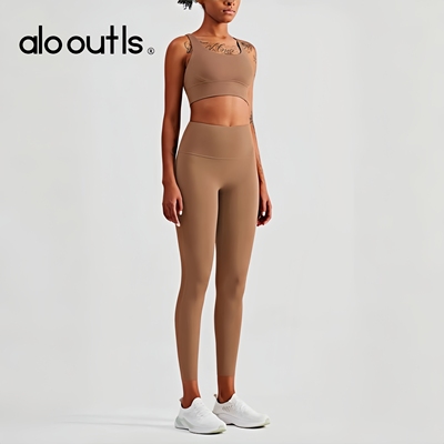 alo outls官方奥莱店裸感显瘦高腰蜜桃臀健身运动裤瑜伽紧身裤女