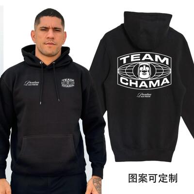 健身休闲春秋冬拳击卫衣服连帽