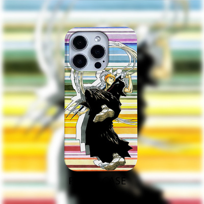 黑崎一护Bleach死神动漫适用苹果17promax/16手机iPhone15/14/13华为荣耀OPPO小米红米vivorealme一加红魔11