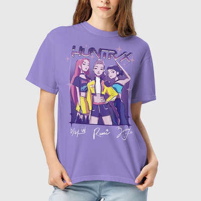 猎魔女团动漫卡通亲子童装T恤女