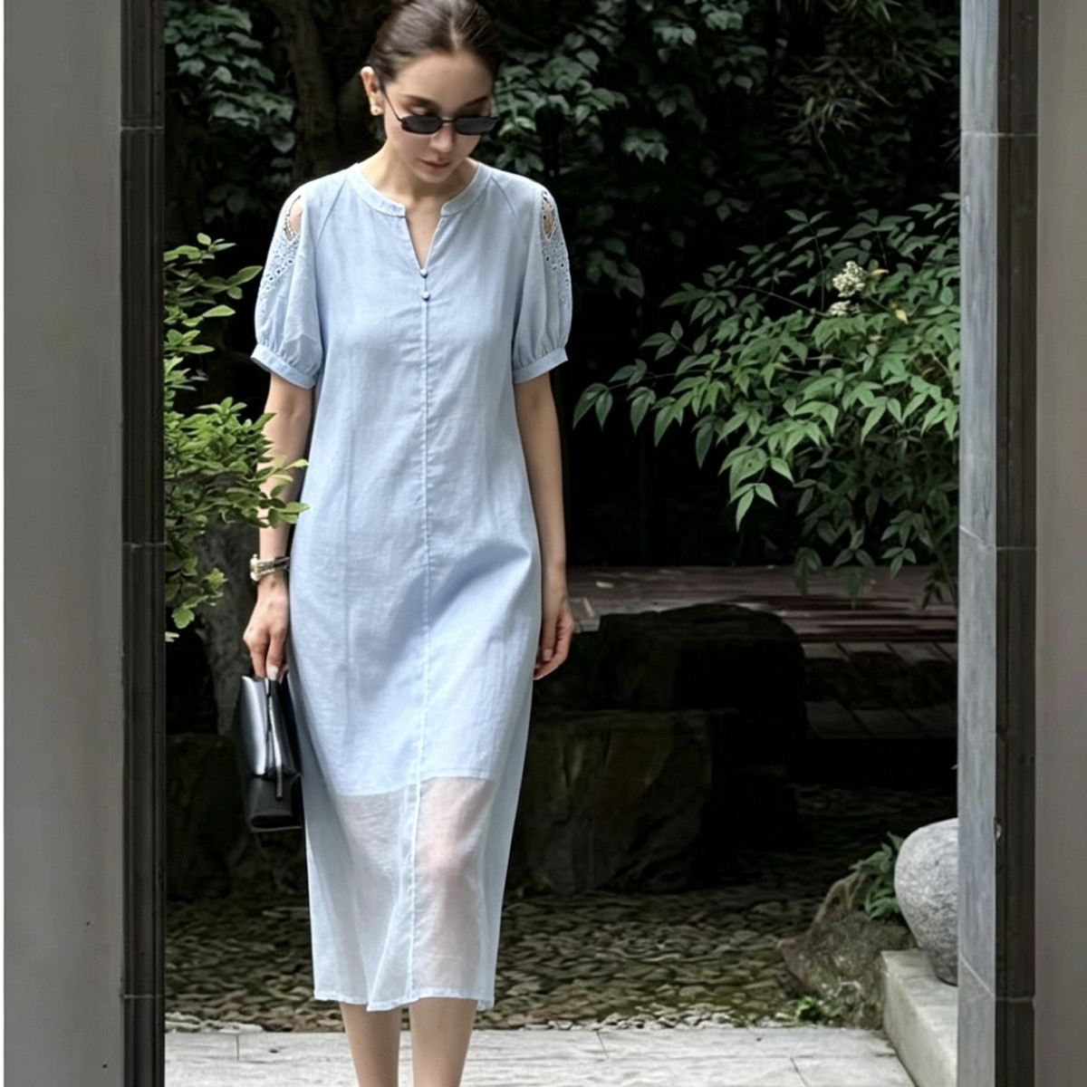 夏上新!高级感轻奢温柔优雅风连衣裙