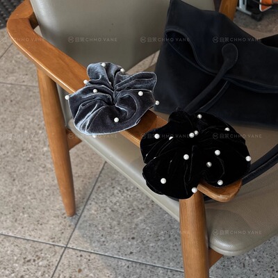 钉珠华丽丝绒大肠圈发圈新款