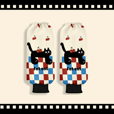 猫猫防水防油污做饭防溅长袖套