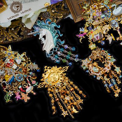 KirksFolly胡桃夹子爱丽丝胸针