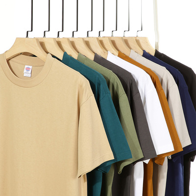 Oversized Heavyweight T Shirt for Men Summer Short Sleeve