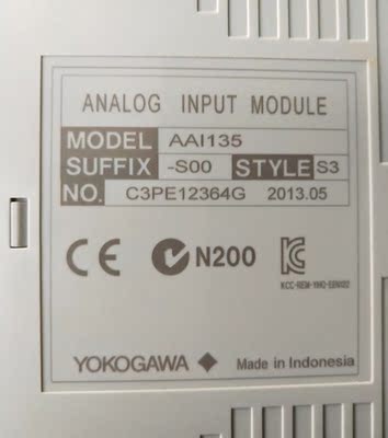 横河模块AAI135-S002013年现货实物包好.