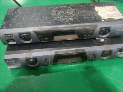 二手BBSU-3800K-100两个无线话筒
