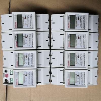 德力西家用单相电子式电能表导轨DDSU6606型拆-议价