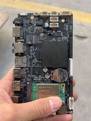 正常拆机ZX-CF9-V02广告机主板EC200T-CN模块-议价