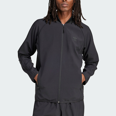Adidas/阿迪达斯正品三叶草男士经典条纹舒适运动修身外套IM9883