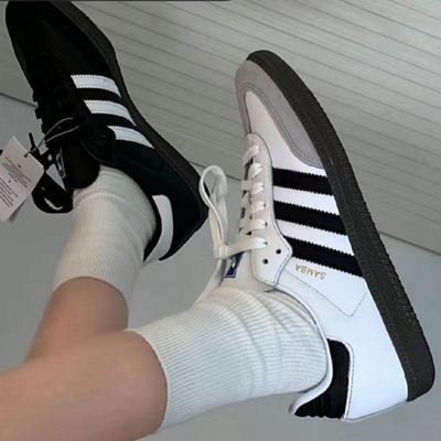 阿迪达斯三叶草男女板鞋Samba OG经典新款运动复古德训鞋B75806