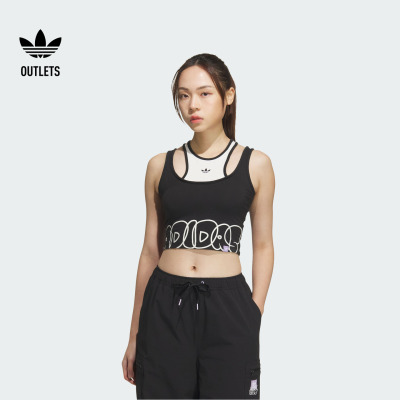 阿迪达斯三叶草女子背心