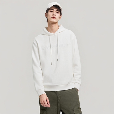 纯色长袖连帽卫衣男运动休闲