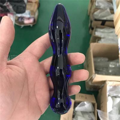 Glass-made femalemasturbation toy fake phallus adult product