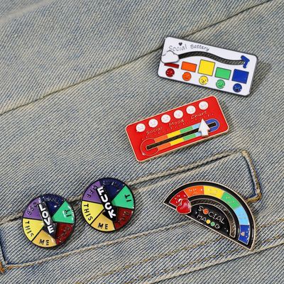 Expressing emotions converting energy alloy brooch Pin badge