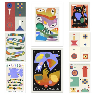 paper collective进口丹麦Imo Sinclair小众童趣原版装饰画