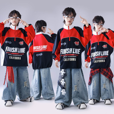 元旦街舞儿童潮服少酷帅hi