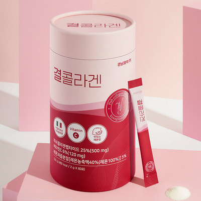 韩国原装正品 Kyung Nam意大利产低分子胶原蛋白 亮白肌肤Q彈60条