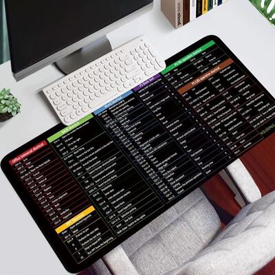 Office Software Shortcut Mouse Pad Keyboard Table Cushion