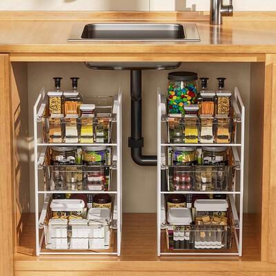 Sink Shelf Soap Sponge Drain Rack Kitchen Organizer Holder