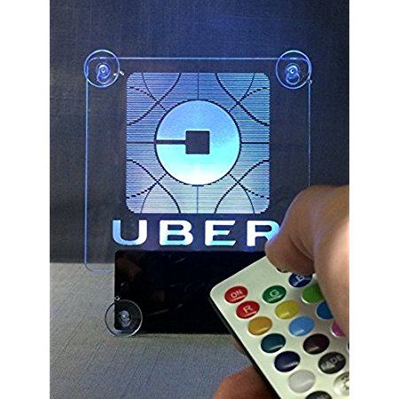 NEW Remote Control UBER NEW LOGO Car window LED sign with n_虎窝淘