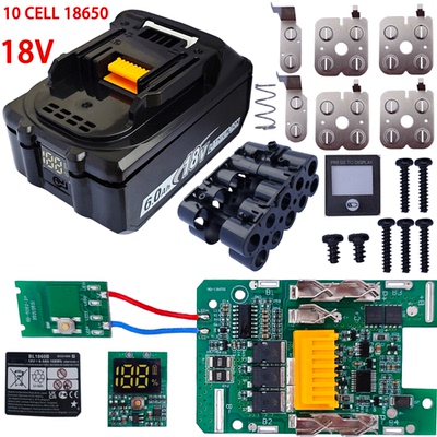 适用于牧田MAKITA BL1860 18V 10 cell18650 Battery box KITS