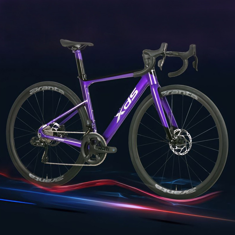 喜德盛XDSAD7 绿魔碳纤维公路sram 无线电变油专业赛车男女公路自行车