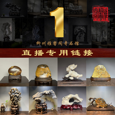 30-500柳州雅馨阁奇石馆直播间专享链接天然奇石艺术收藏品摆件