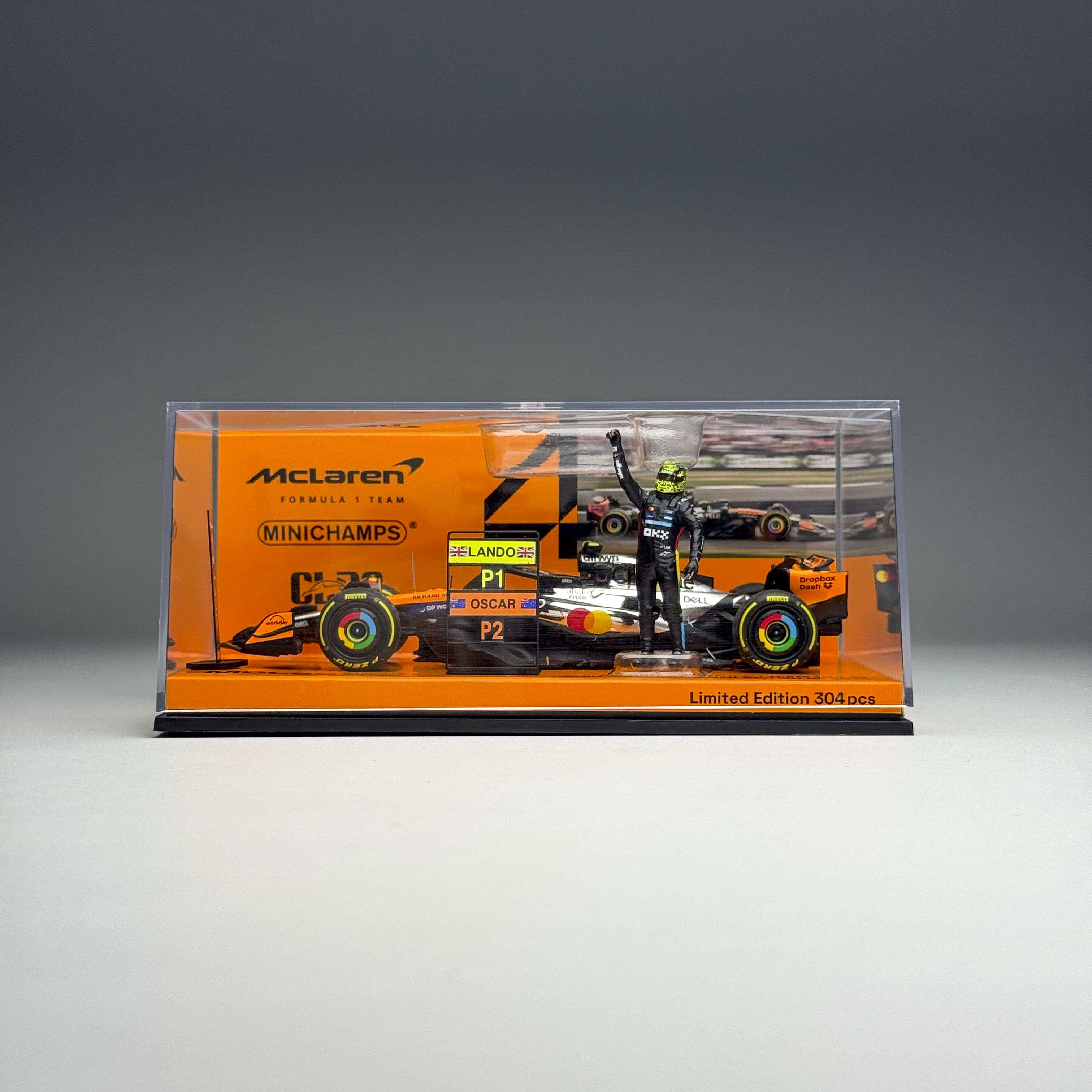 迷你切Minichamps 1:43 2025英国站 迈凯伦 MCL39 诺里斯树脂车模
