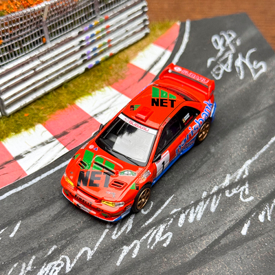 MINIGT164斯巴鲁WRC97车模