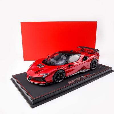 BBR汽车模型树脂金属红118