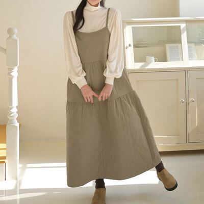 六1125韩国正品daily-n--12903 连衣裙区都市冬季复古正品修身