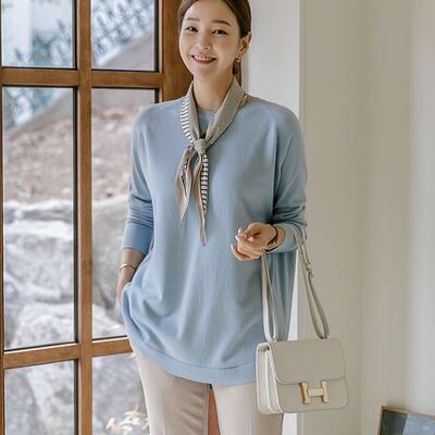 六1125韩国正品j-oamom-55138 针织衫区直邮大气人气精致冬季新潮