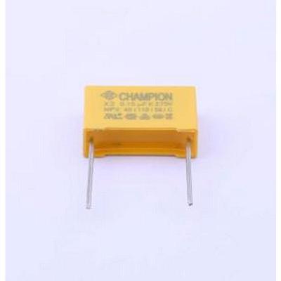 SMQP154K275XXD2B1515 安规电容 等级:X2 150nF ±10% 275V 插件,