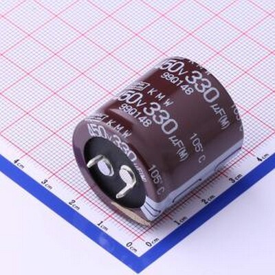EKMW451VSN331MR30S 牛角型电解电容 330uF ±20% 450V 插件,D30x