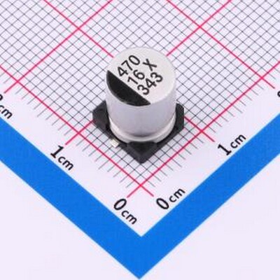 EXV477M016A9MAA 贴片型铝电解电容 470uF ±20% 16V SMD,D8xL10.