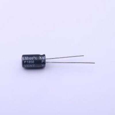 KM221M025E110A 直插铝电解电容 220uF ±20% 25V 插件,D6.3xL11m