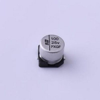 VPXC0581E101MVTM 固态电容 100uF ±20% 25V SMD,D6.3xL5.8mm