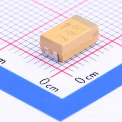 CA45-D-10V-220μF-K 钽电容 220uF ±10% 10V CASE-D-7343-28(mm