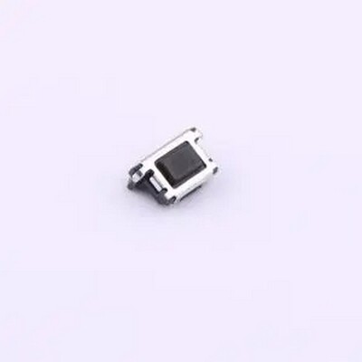 THAM41-CB-R 3x4.5沉式/贴片/2.6H/250gf/全黑/黄胶/编带 SMD-3P,