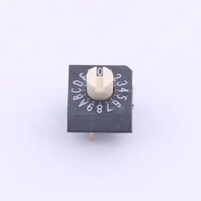 HAMR-16 H系列 微型旋转编码开关 插件,10x10mm 旋转编码器